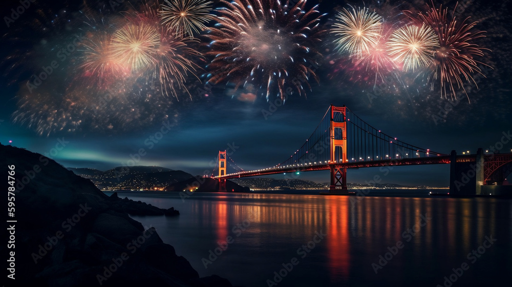 San Francisco's Glorious 4th of July: Fireworks Light up the Sky over ...