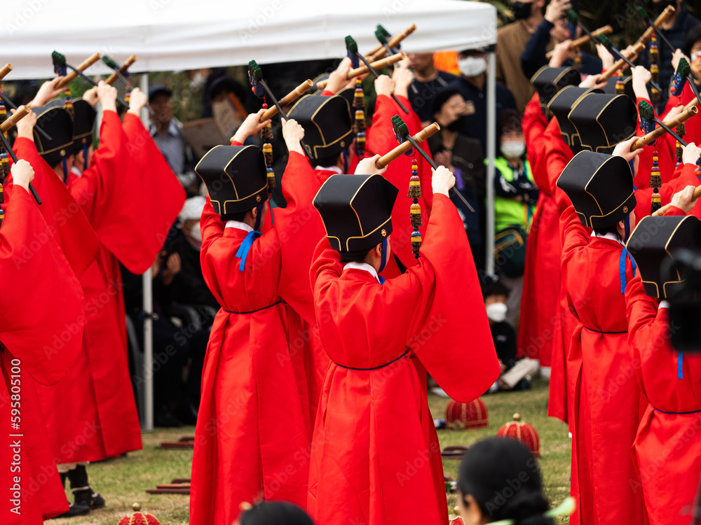 Poster 한국 전통 제례와 악기 – Tableau | Europosters