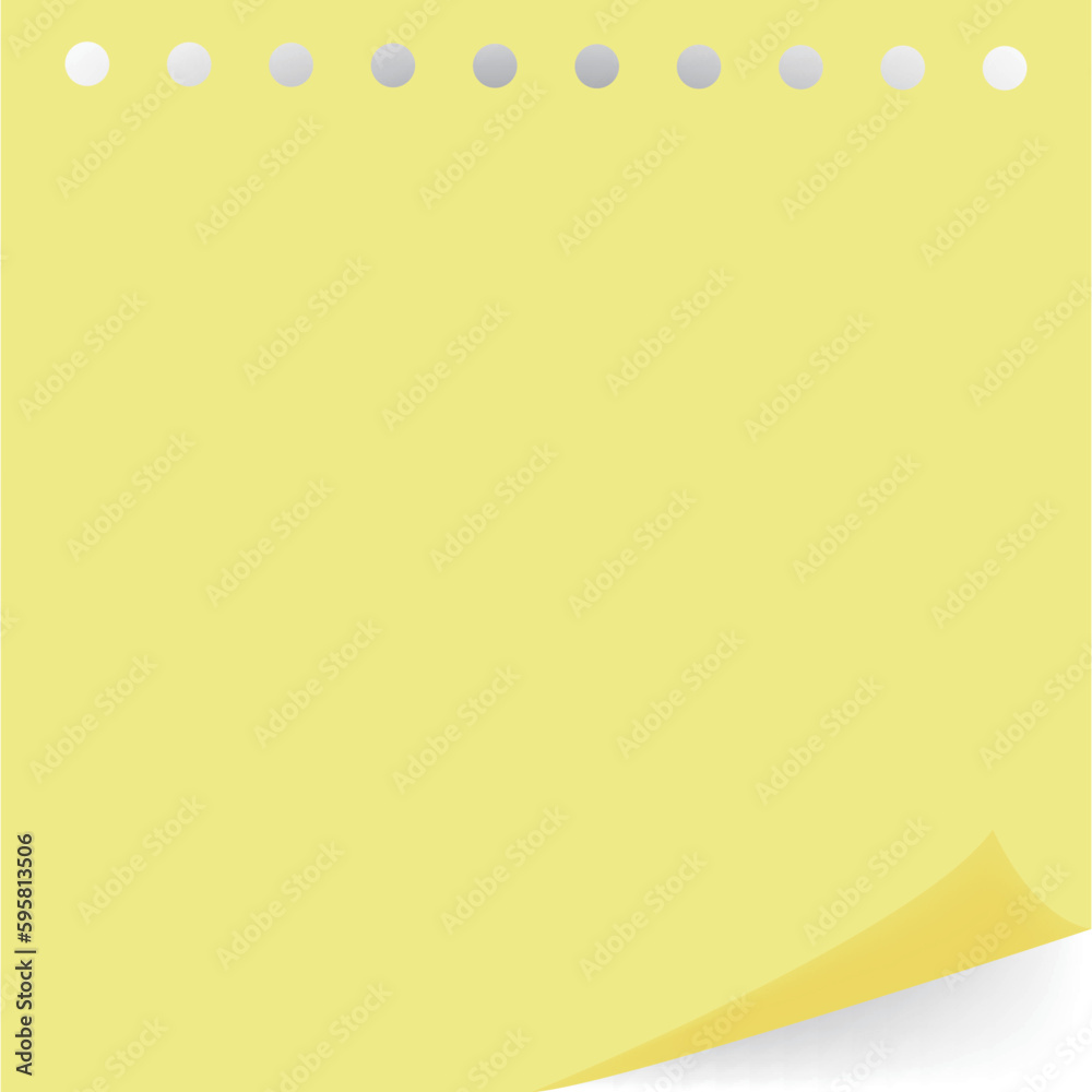 Paper sticky notes, memo messages, notepads and torn paper sheets ...