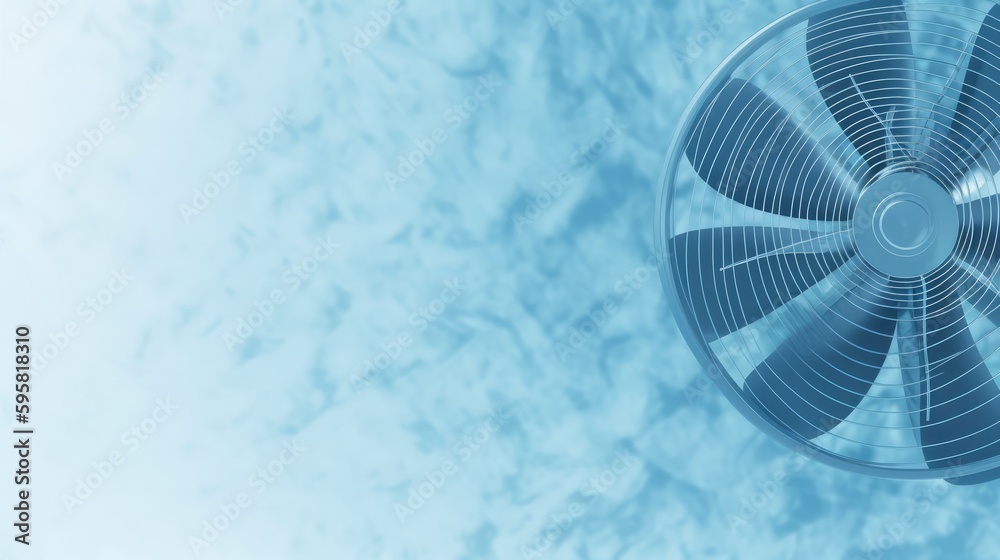 Cooling Fans Background, Copy Space, Temperature Regulation Concept ...