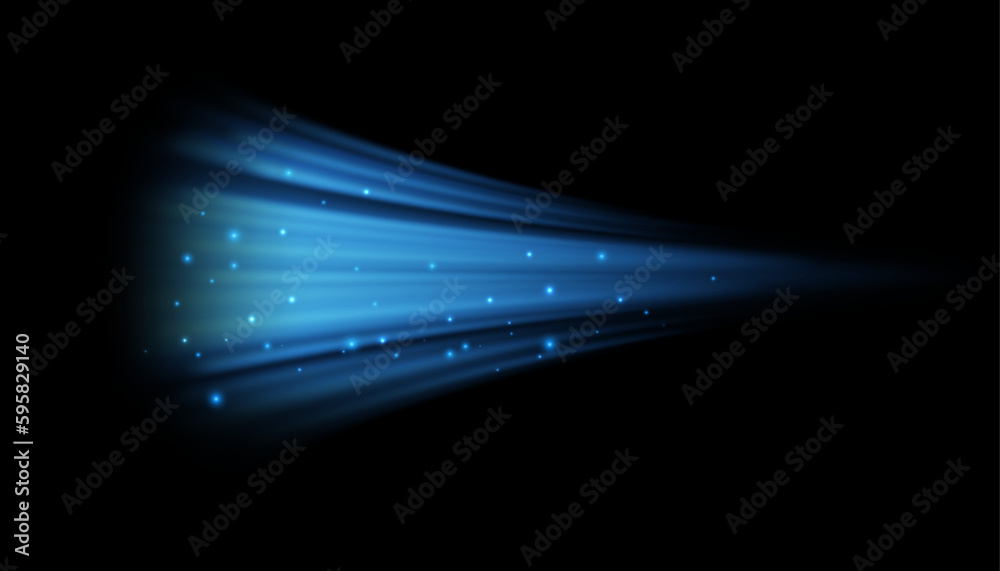 Air flow effect with shimmering, isolated fading gust of wind movement ...