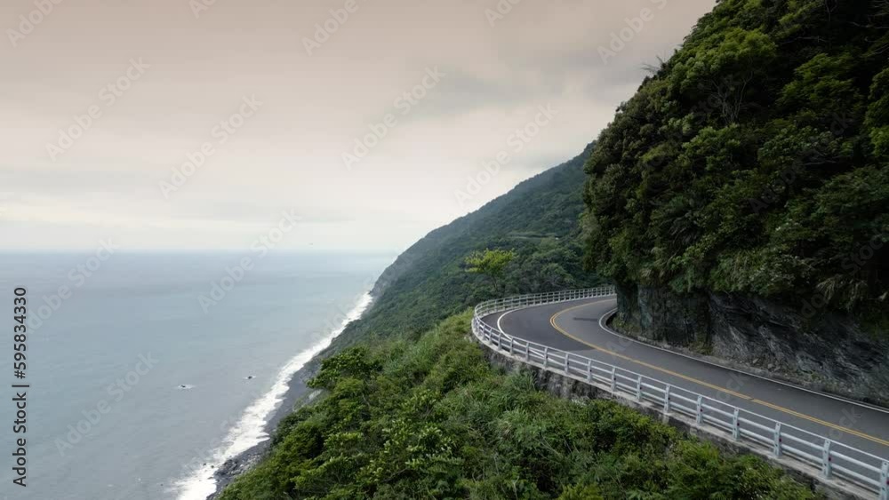 Worlds Most Scenic Road along Taiwan's Atlantic Ocean: Provincial ...