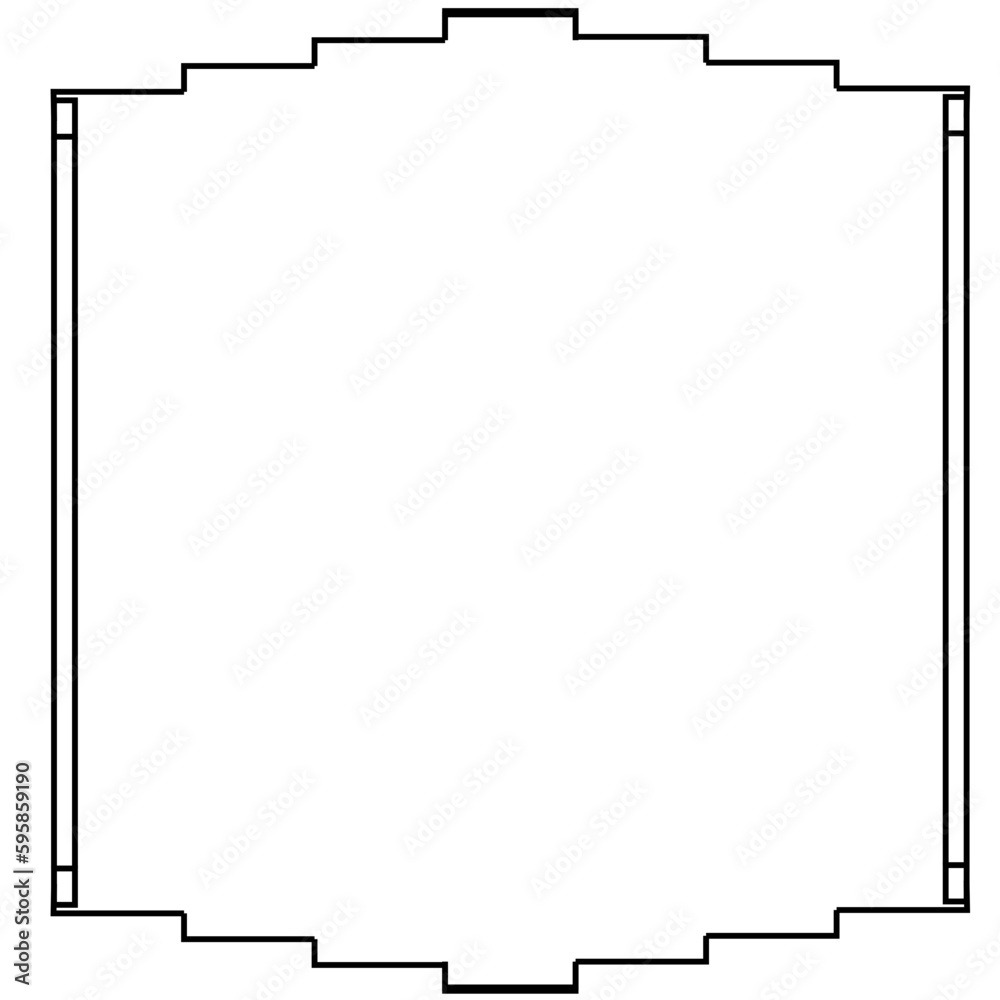 STEP BY STEP BORDER FRAME DESIGN UNIQUE AND SIMPLE SVG FILE ALSO FOR ...