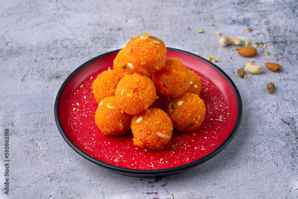 Motichur laddu are soft, delish melt in the mouth ladoo made mainly ...