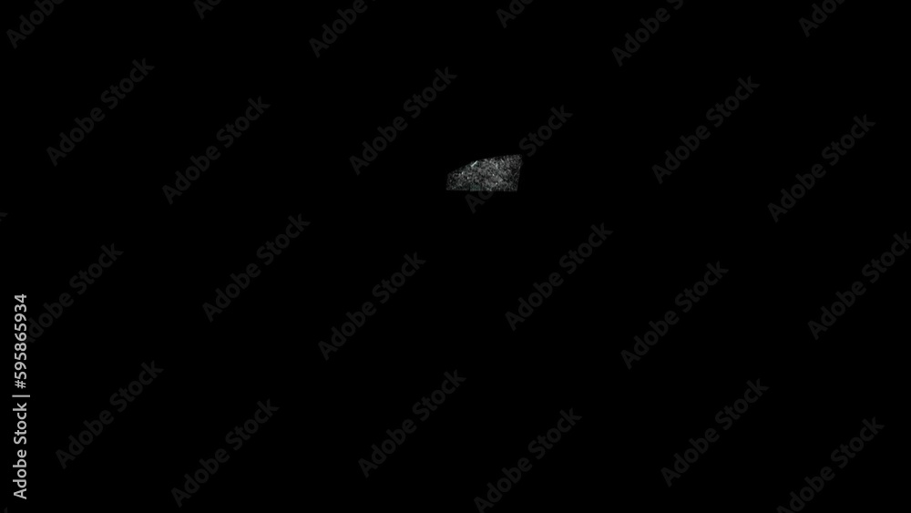 breaking glass on transparent background. Broken glass with cracks on ...