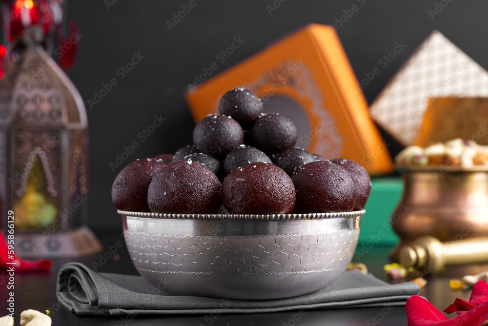 Gulab jamun is a sweet confectionery or dessert, originating in the ...