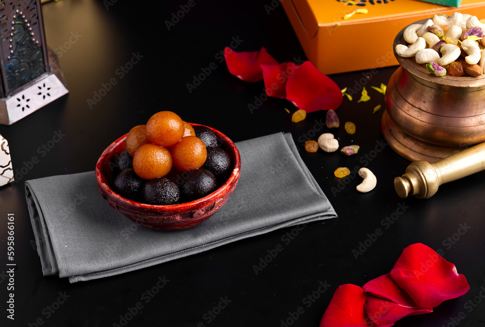 Gulab jamun is a sweet confectionery or dessert, originating in the ...
