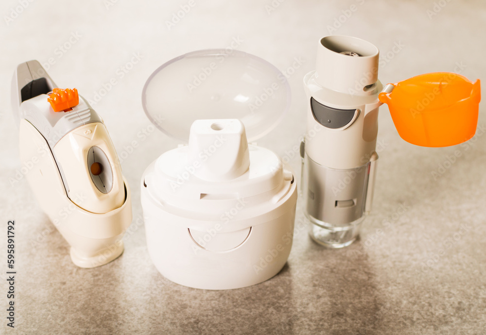 Set of asthma inhalers. Treatment of violations of the respiratory ...