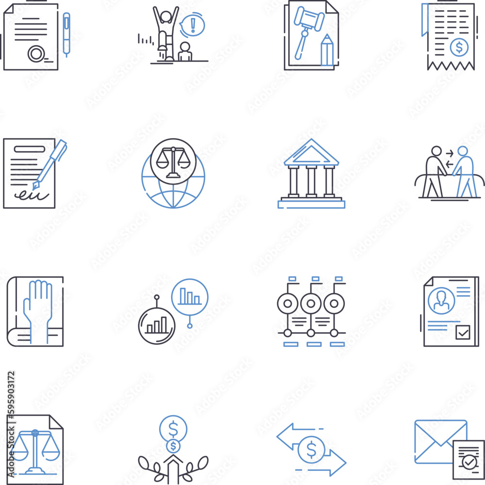 Gender studies line icons collection. Equality, Feminism, Masculinity ...