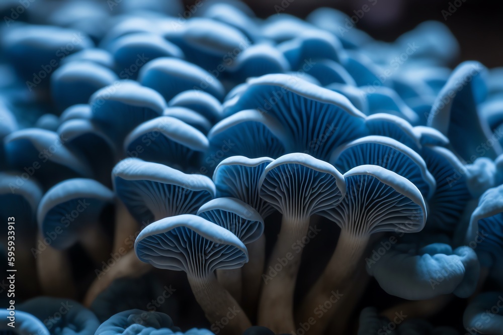 Wild Blue Oyster Mushroom