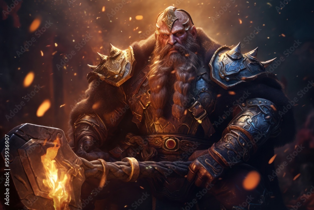 Dwarfs are a fictional humanoid race often depicted in fantasy ...