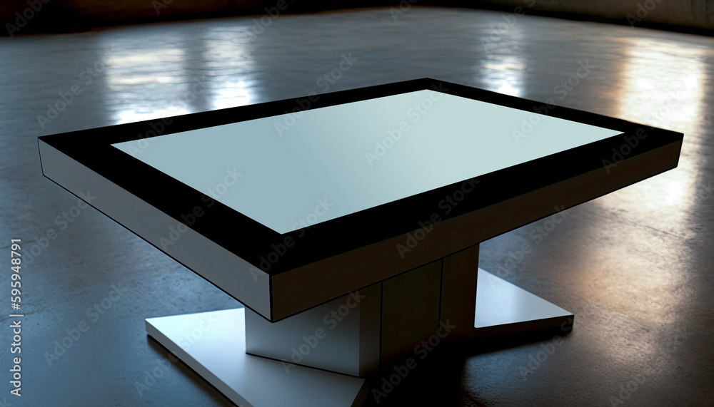 Digital media screen modern panel, signboard for advertisement design ...