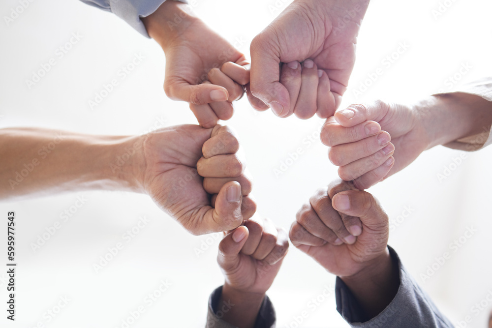 Foto de There is more power in unity than division. Shot shot of a ...