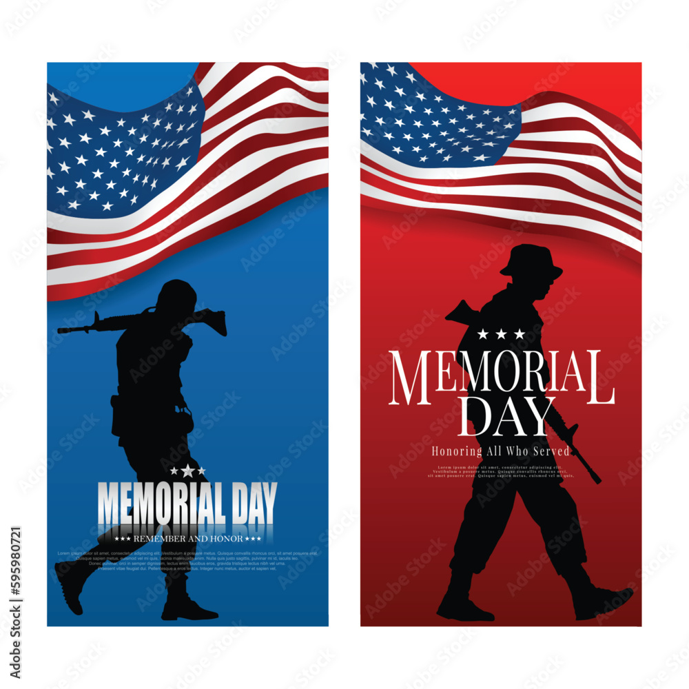 Memorial Day - Remember and honor the United States flag and the ...