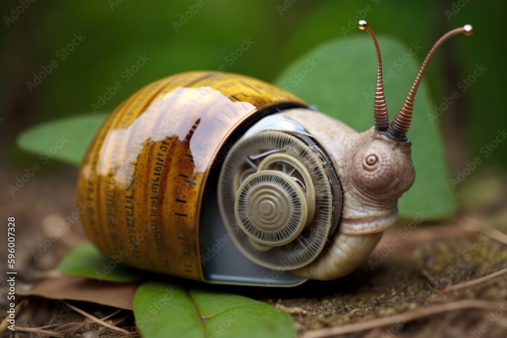 Capacitor made from a snail shell, concept of Bioinspired electronics ...
