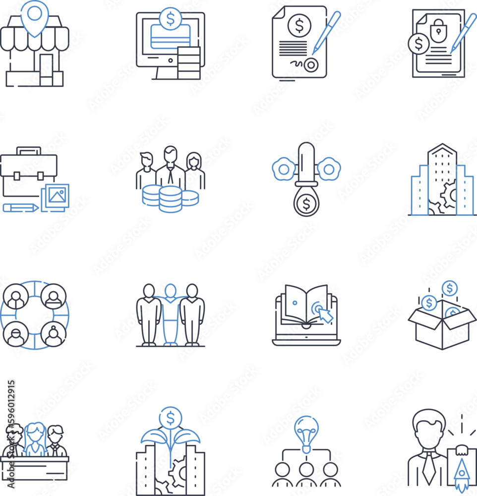 Hoard line icons collection. Treasure, Collection, Stockpile, Stash ...