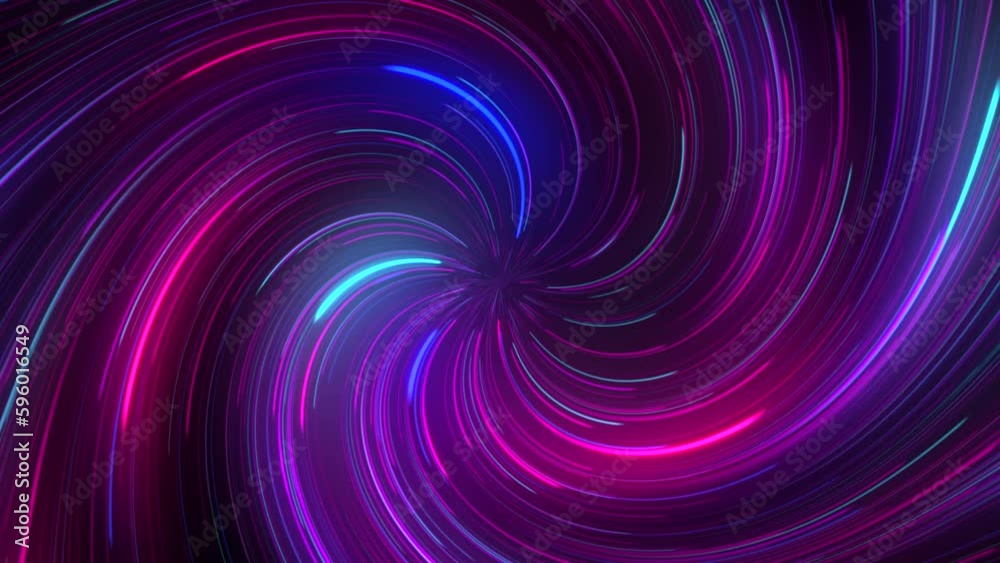 Abstract Colorful Twirl Star Burst Space Warp Effect Energy Flow ...