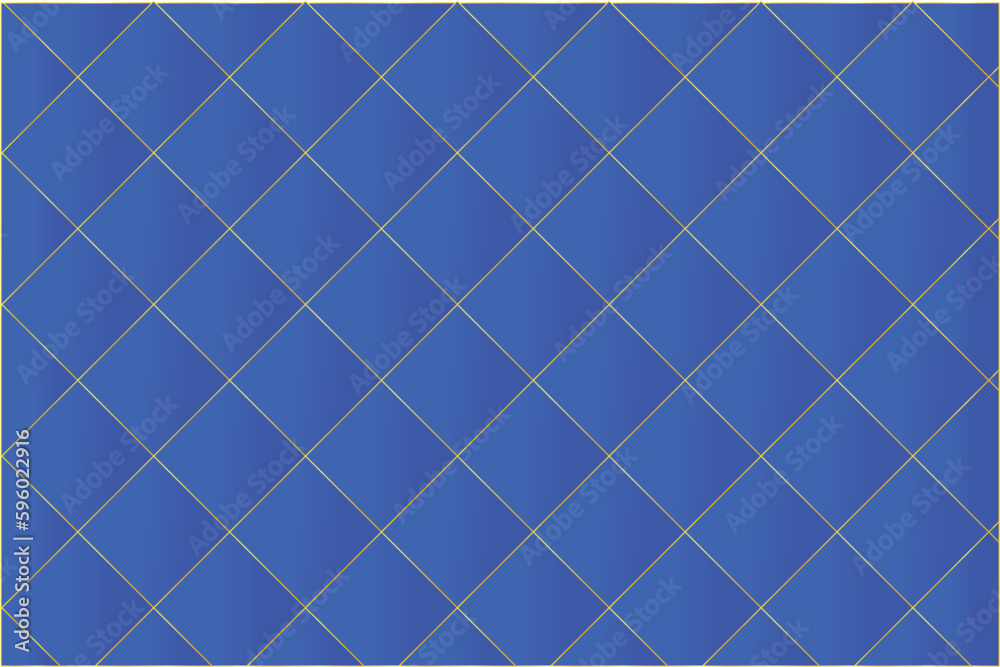 Premium Multi Purpose Blue Squared Grid Background with Golden Border ...