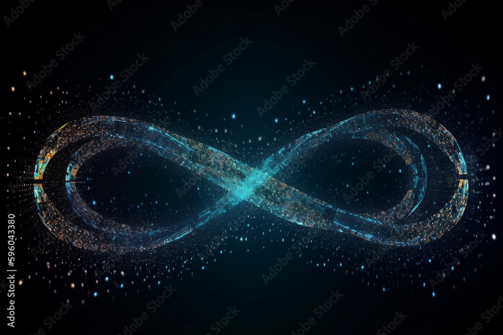 Devops Infinity Symbol For Agile Software Developement And Operations Methodology Made With