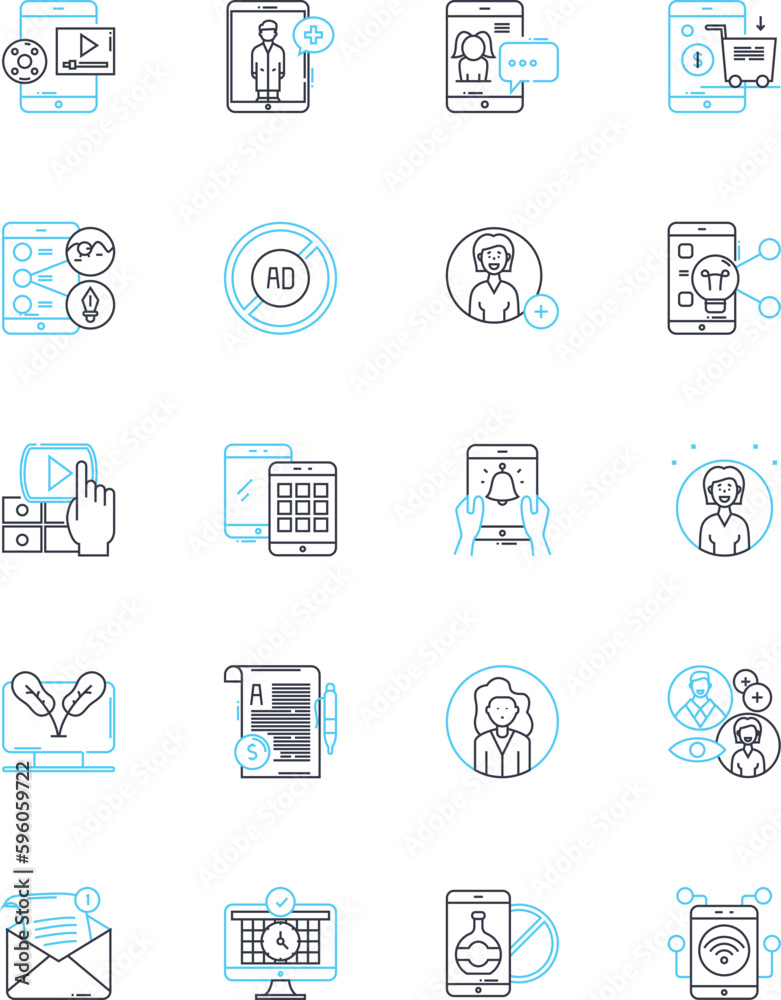 User experience linear icons set. Intuitive, User-friendly, Responsive ... User experience linear icons set. Intuitive, User-friendly, Responsive ...