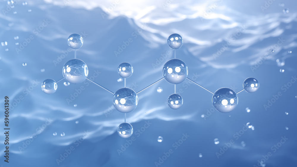 cysteamine molecular structure, 3d model molecule, renal-urologic agent ...