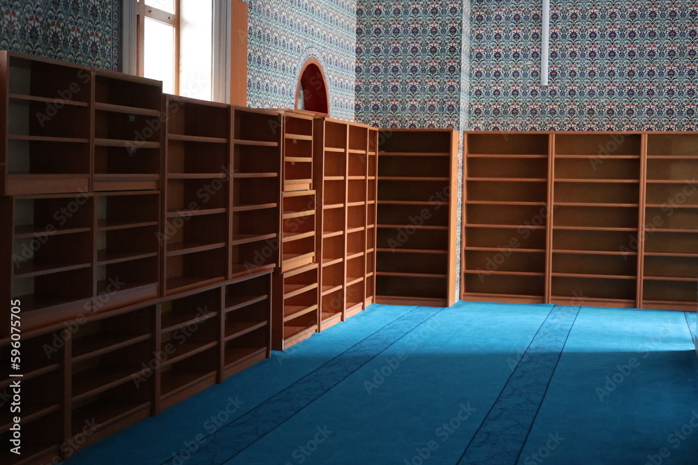 shoe rack of a mosque in istanbul Stock Illustration | Adobe Stock