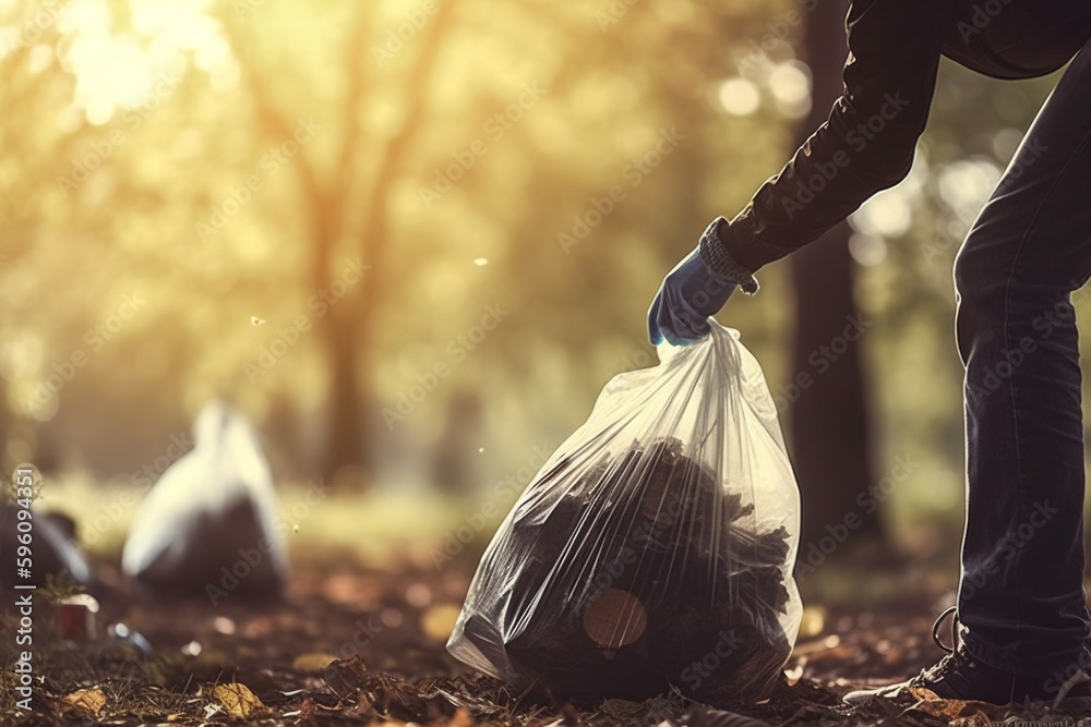 World environment day. Saving nature, ecology, environmental cleanup ...