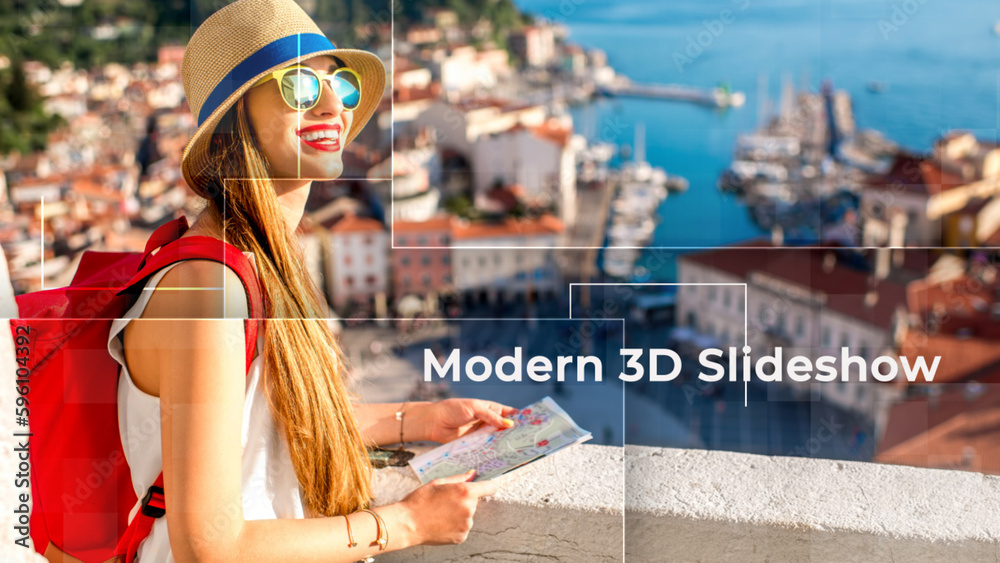 Modern 3D Slideshow Media Replacemen Stock Template | Adobe Stock