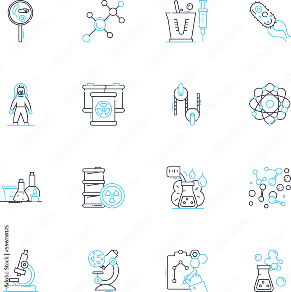 Political science linear icons set. Democracy, Power, Governance ...