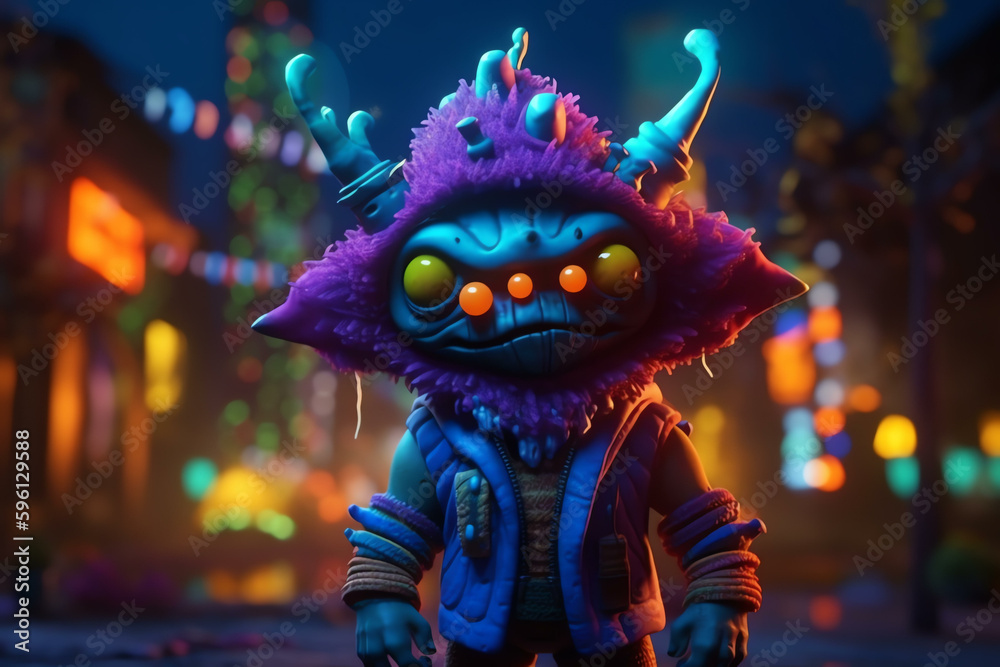 Cartoon Terrifying 3D Monster Backgrounds for Your Horror Game ...