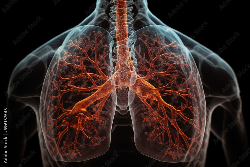 Human lungs isolated anatomical medical biological illness, lung cancer ...