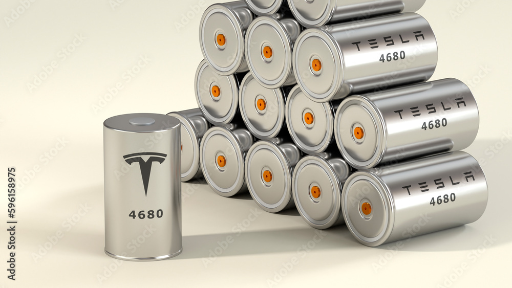 4680 Tesla battery pack, production High-capacity accumulator, tables ...