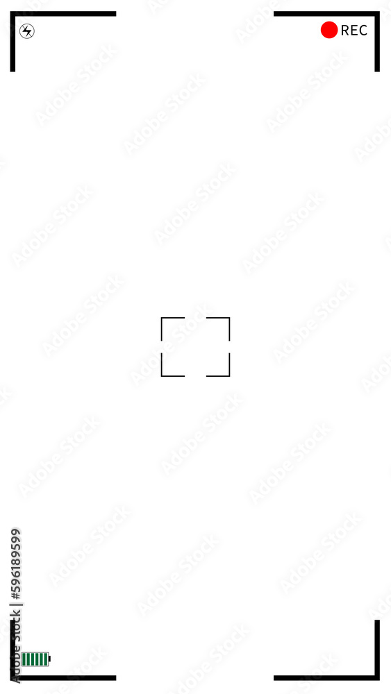 camera lens viewfinder focusing on white transparent png screen of the ...