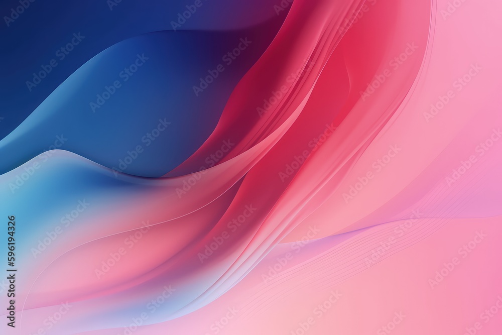 Pink Blue digital background design with abstract expressionism and ...