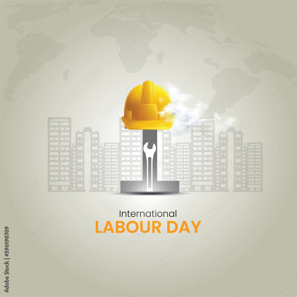 International Labor Day. Happy labour day vector illustration. labour ...