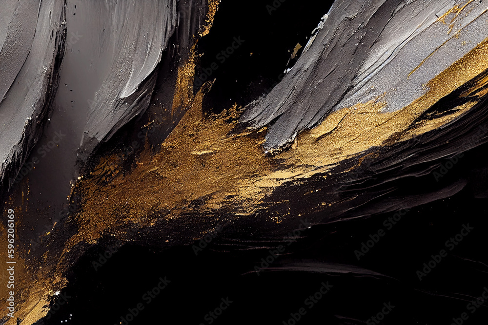 Abstract black and gold explosion background. Aspect ratio 3:2 ...