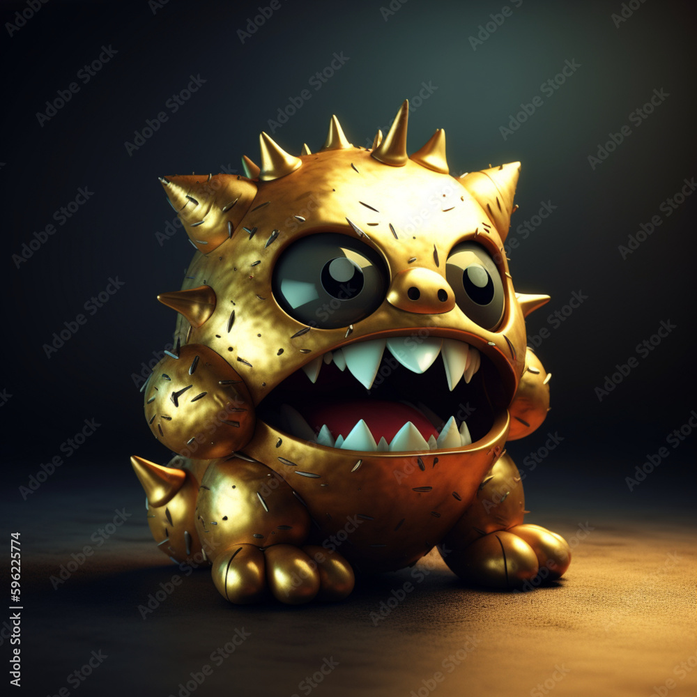 Wallpaper 4k pokemon style cute monster for logo bron , Generative Ai ...