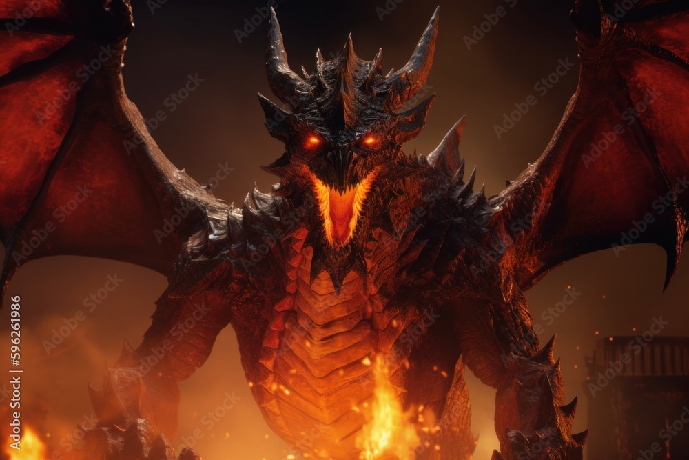 Deathwing is a character from the popular online game World of Warcraft ...