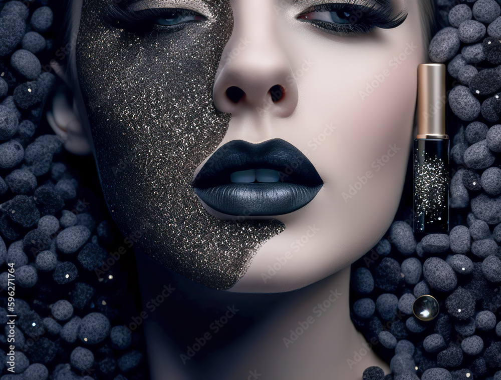 Black Magic Beauty: A Bold and Daring Look That Captivates the Eye, ai ...