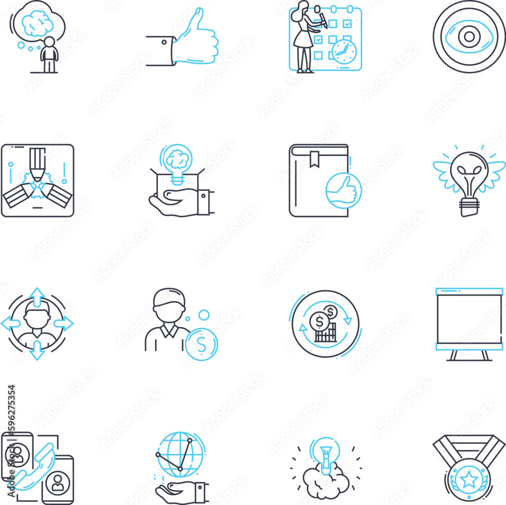 Big large linear icons set. Gigantic, Oversized, Enormous, Massive ...