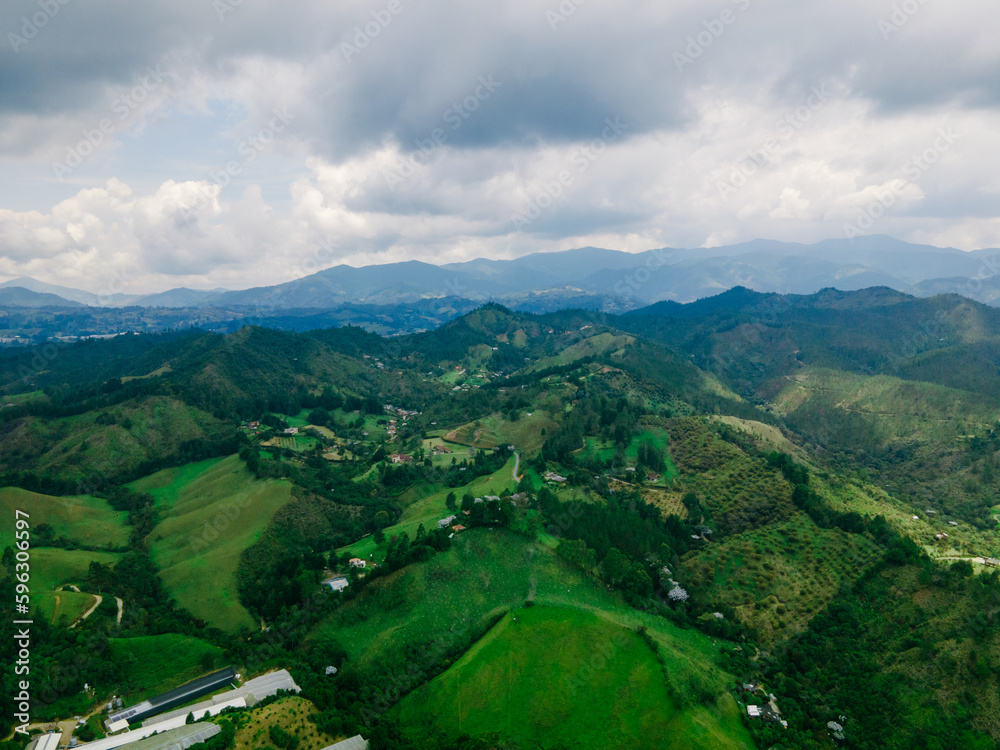 montañas del oriente antioqueño Stock Photo | Adobe Stock