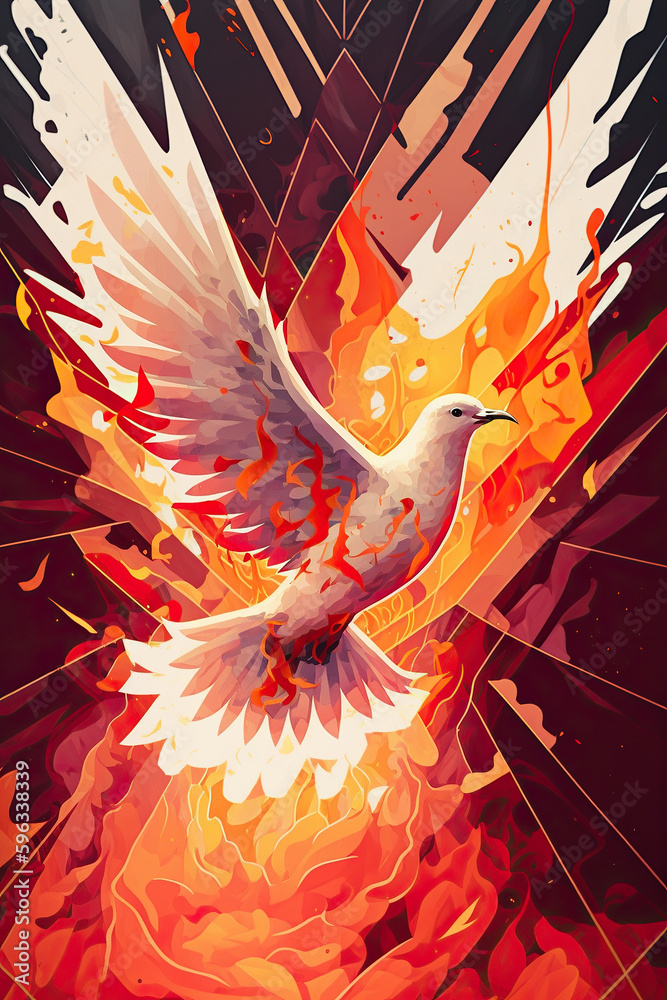 Holy Spirit Symbol with Dove - A Powerful Representation of Pentecost ...