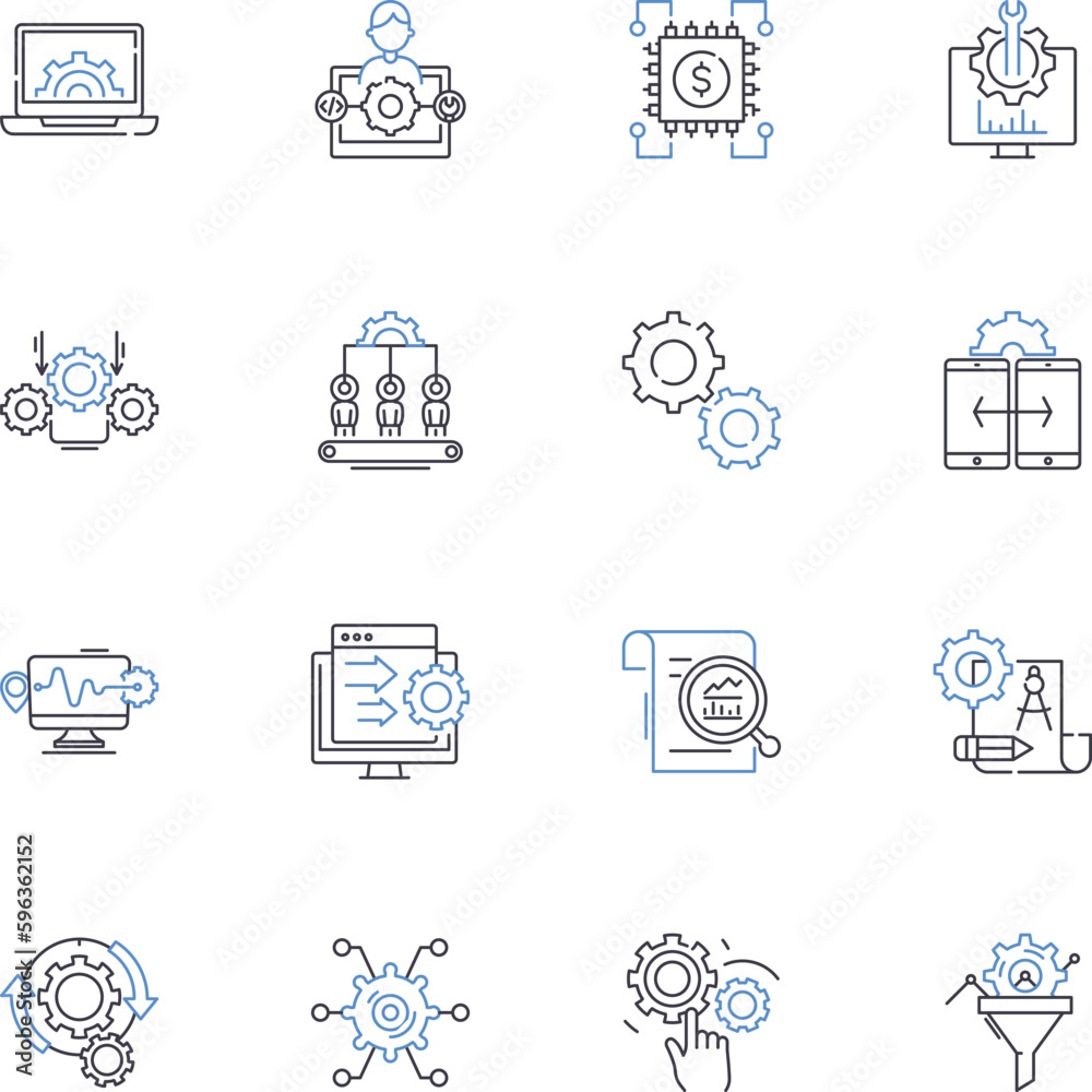 Style guide line icons collection. Typography, Consistency, Branding ...