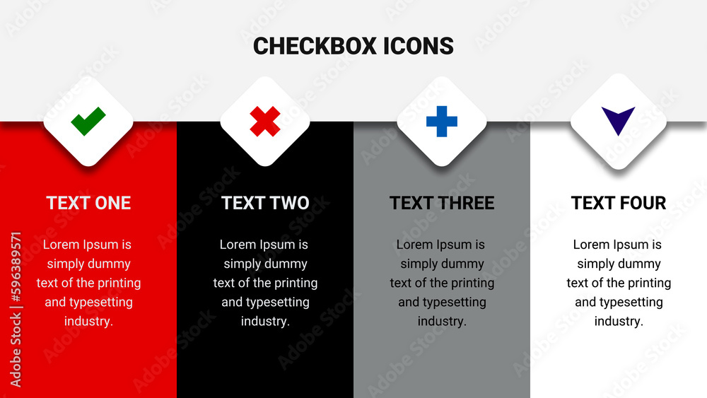 Full-Screen Checkbox List Overlay Stock Template | Adobe Stock