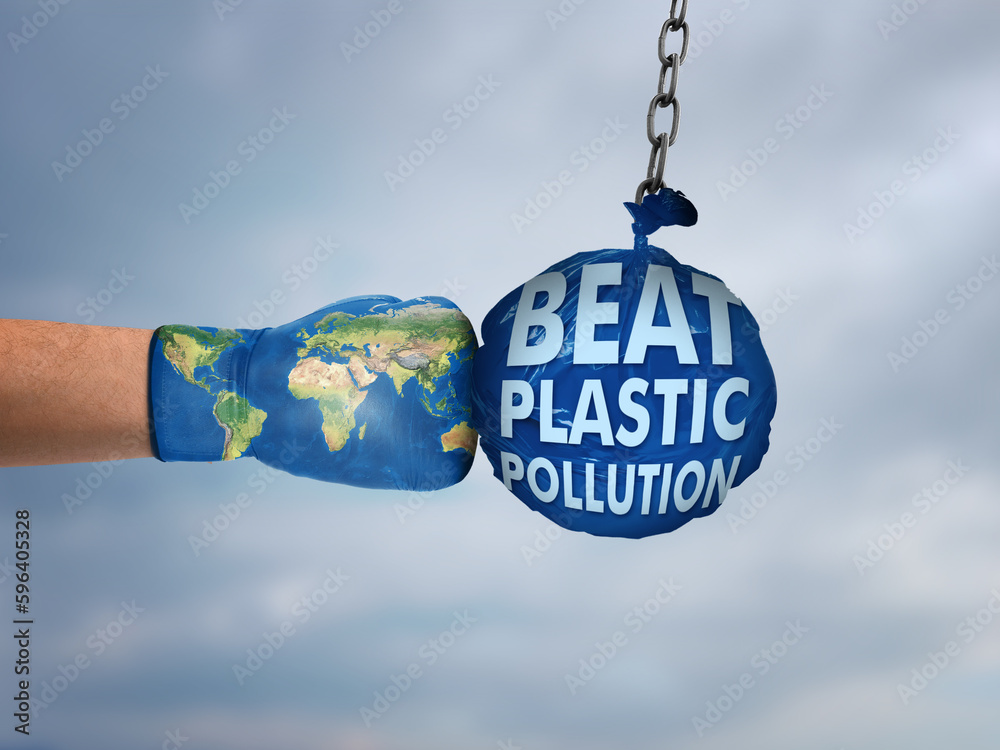 #BeatPlasticPollution, World Environment day concept 2023. World fight ...