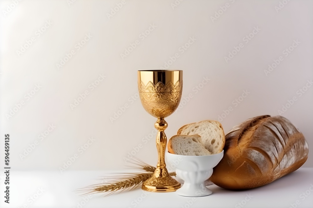 Chalice And Bread Wallpaper