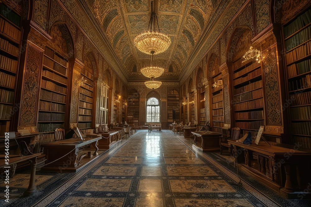 Capturing the Aesthetics of a Classic Library through Generative AI ...