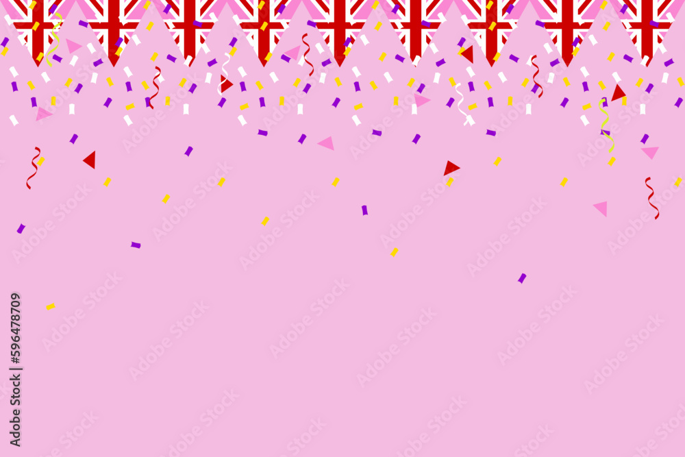 Pink Jack flag - LGBT pride rainbow flag of Great Britain Pride month ...