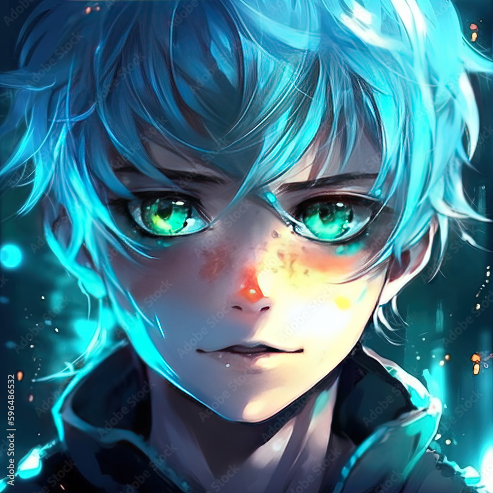 Anime illustration character. Generative AI. Stock Illustration | Adobe ...
