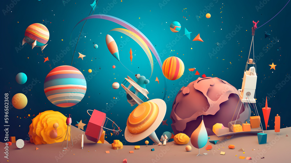 Take a break from reality and immerse yourself in a whimsical cartoon ...